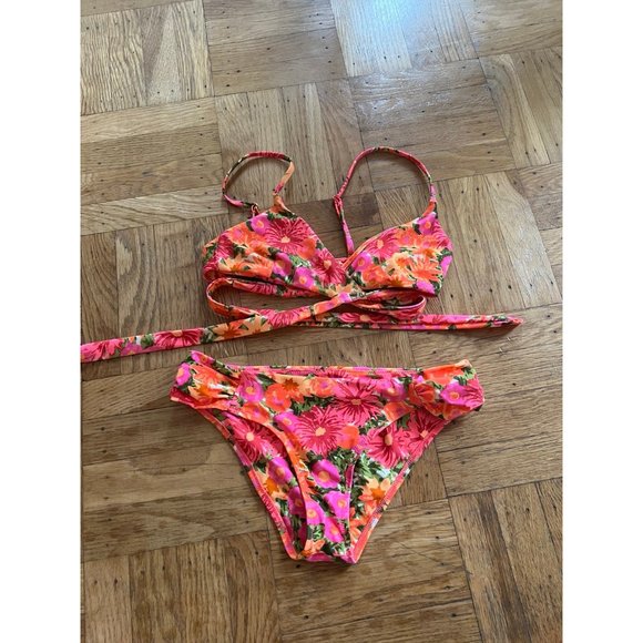 Show Me Your MuMu | Swim | Show Me Your Mumu Pink Orange Floral Mermaid ...